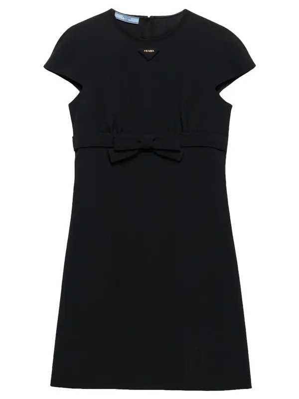 Prada Sablé Mini Dress - Black