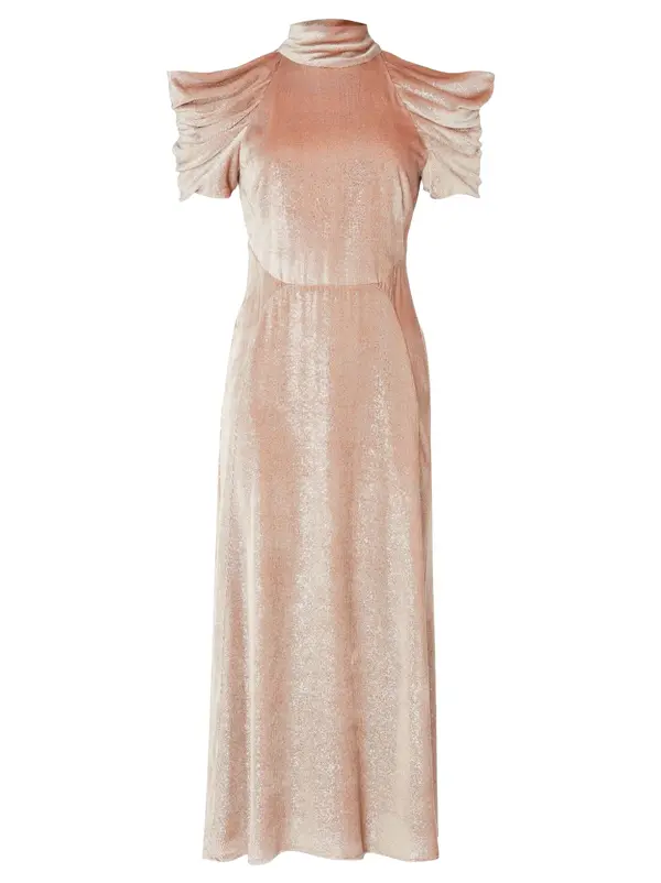 TEMPERLEY LONDON Larisa Cocktail Midi Dress - Pink