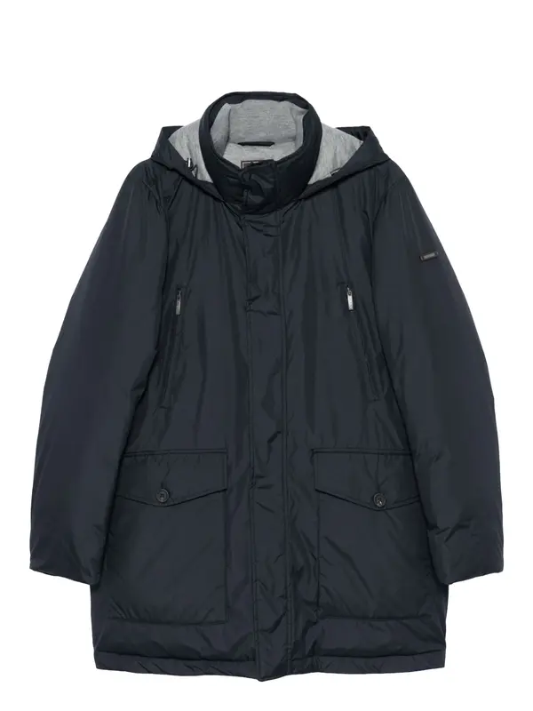 Peserico Padded Down Coat - Blue