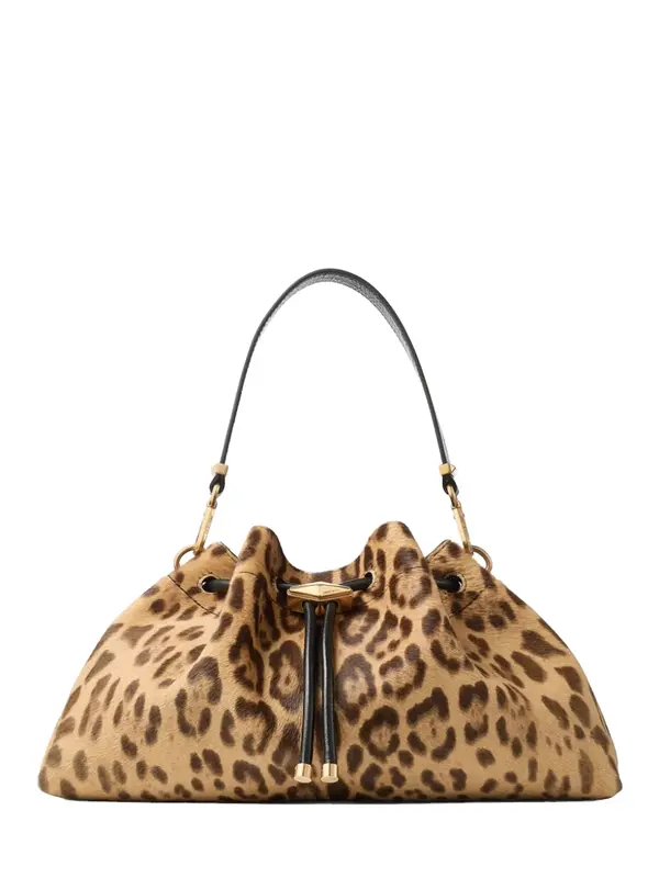JIMMY CHOO Cinch M Bucket Bag - Neutrals