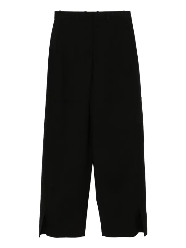 JIL SANDER Virgin-wool Trousers - Black