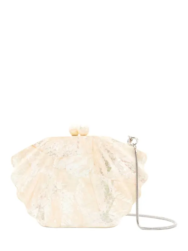 ISLA Mother-of-pearl Clutch - Neutrals