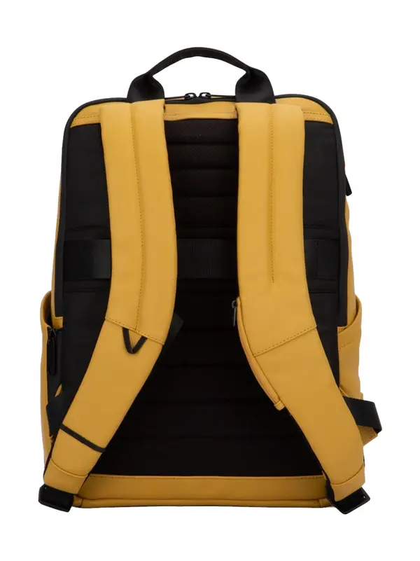 PIQUADRO Water-resistant Backpack - Yellow