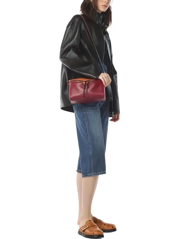 Mcm Diamant Shoulder Bag - Red