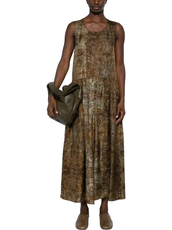 UMA WANG Ardal Maxi Dress - Brown