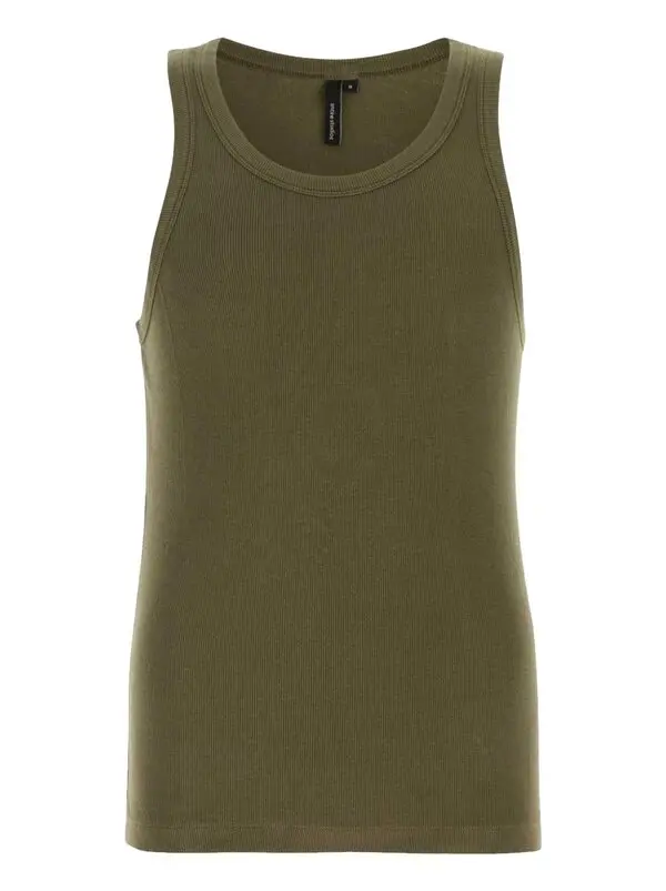 ENTIRE STUDIOS Ribbed Tank Top - Green