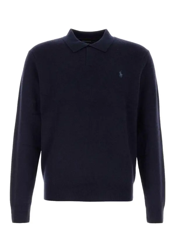 Polo Ralph Lauren Polo Collar Sweater - Blue