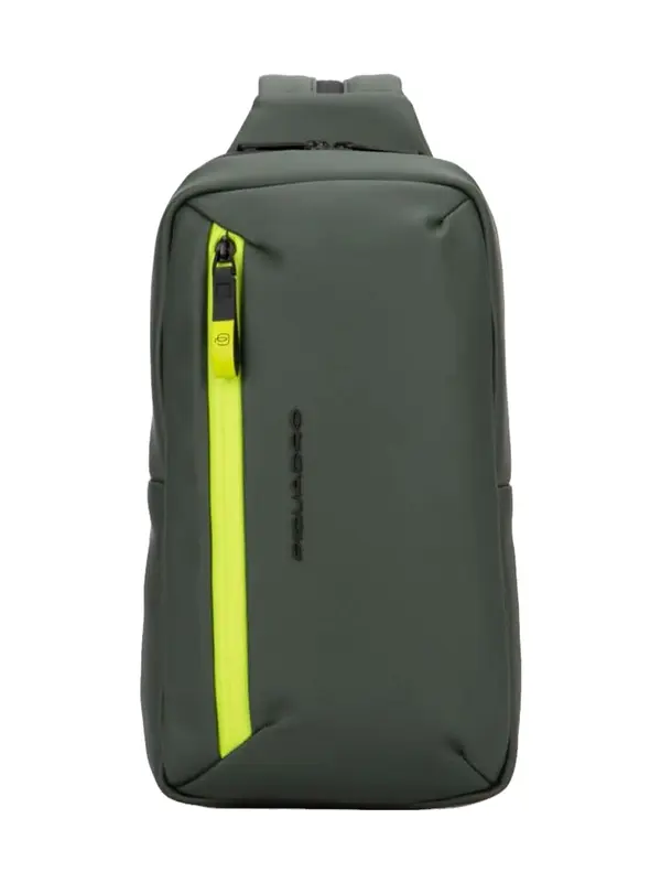 PIQUADRO Logo-raised Backpack - Green