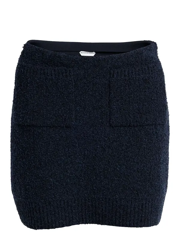 Bottega Veneta Boucle Mini Skirt - Blue