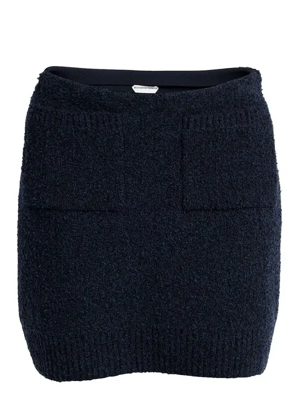 Bottega Veneta Boucle Mini Skirt - Blue