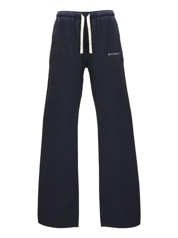 Palm Angels Cotton Trousers - Blue