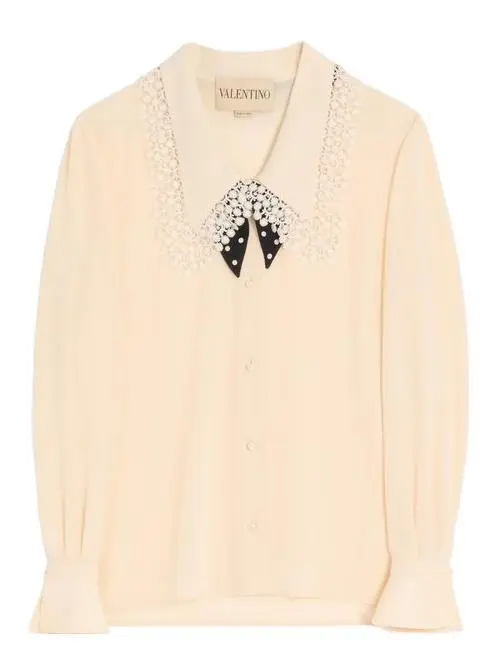 ValentinoGaravani Crepe De Chine Shirt - Ivory
