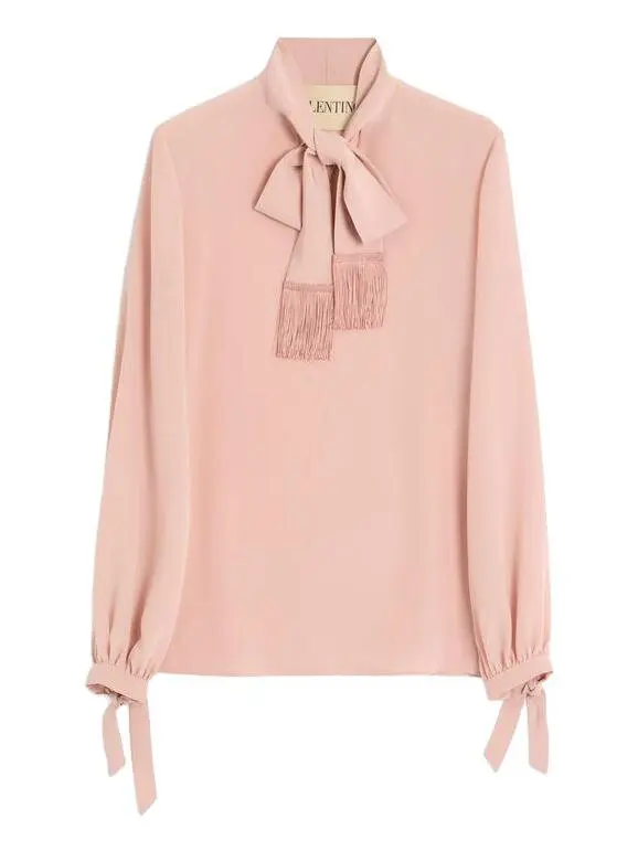 ValentinoGaravani Crepe De Chine Shirt - Vintage Rose