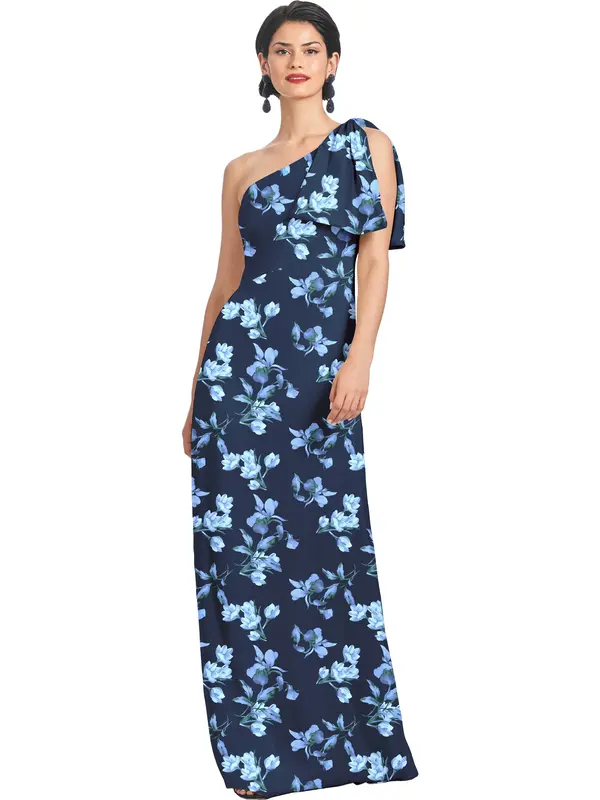 Sachin & Babi Chelsea Printed Gown - Poseidon Venetian Petal