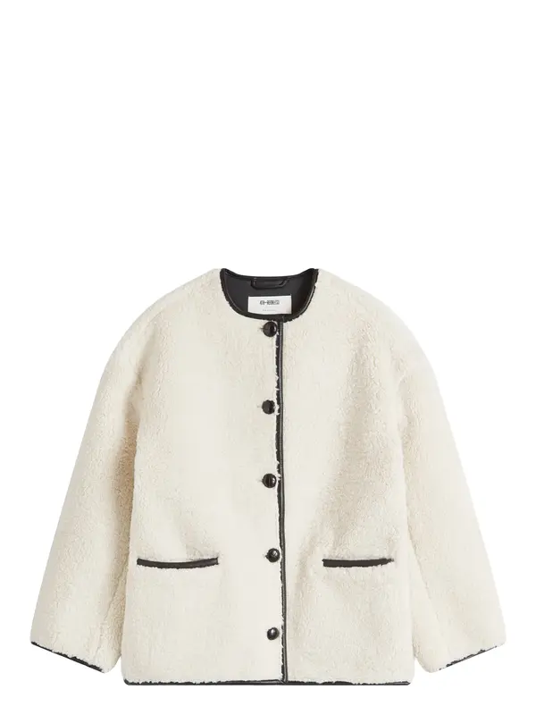 4TH & RECKLESS Yanis Shearling Jacket - Cream
