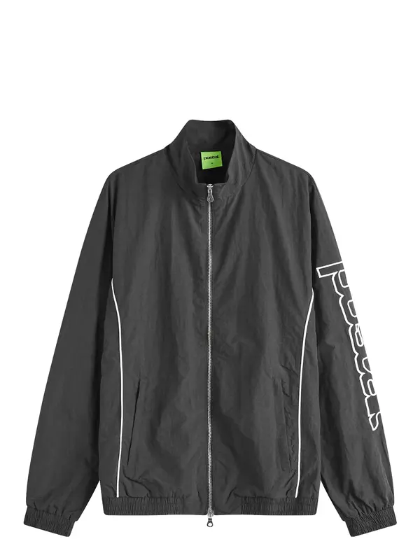 POSTAL Arm Logo Track Jacket - Black