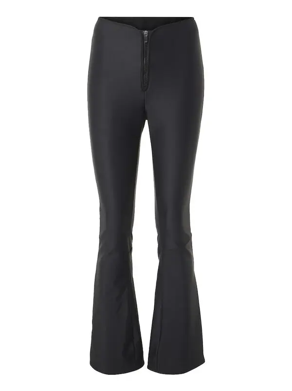 Perfect Moment Altaire Mid-rise Flared Leggings - Black