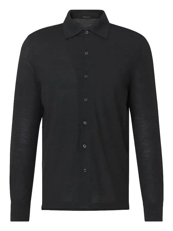 Rubinacci Wool Shirt - Grey
