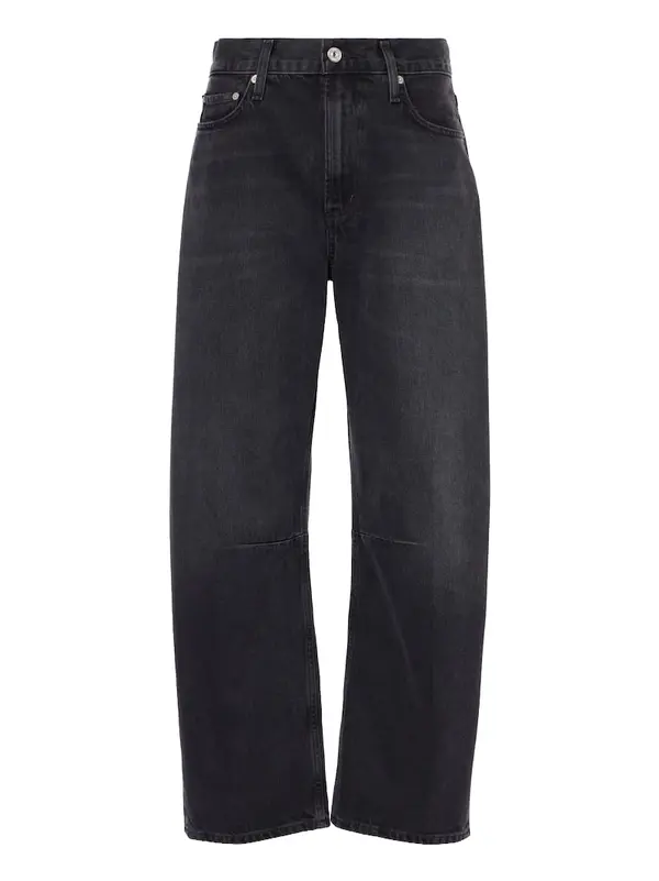 Citizens Of Humanity Miro High-rise Wide-leg Jeans - Grey