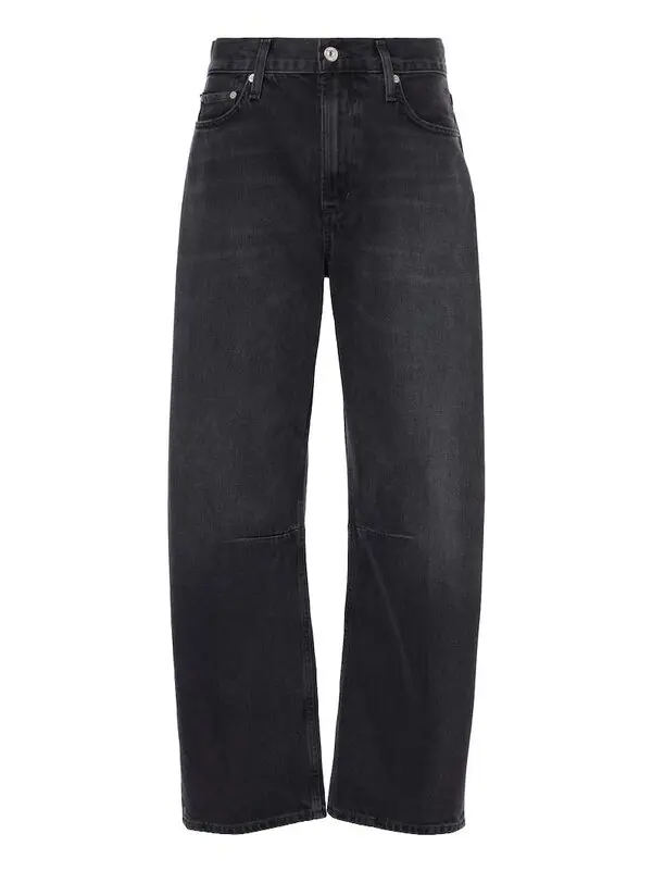 Citizens Of Humanity Miro High-rise Wide-leg Jeans - Grey