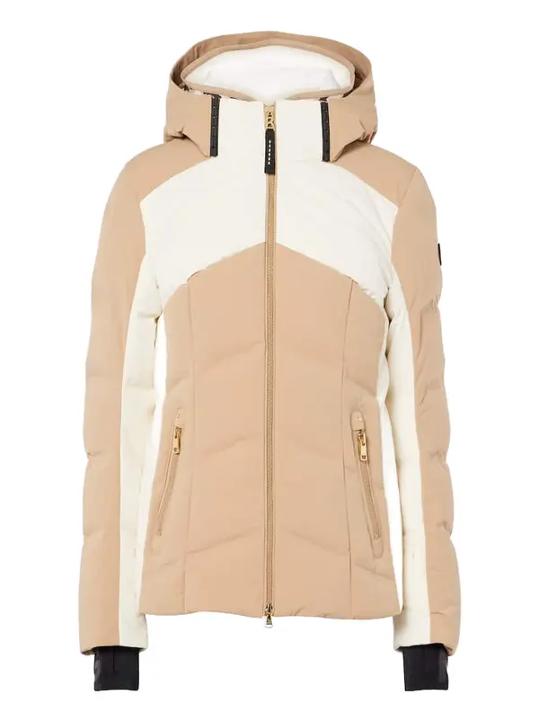 Bogner Delina Colorblocked Ski Jacket - Neutrals