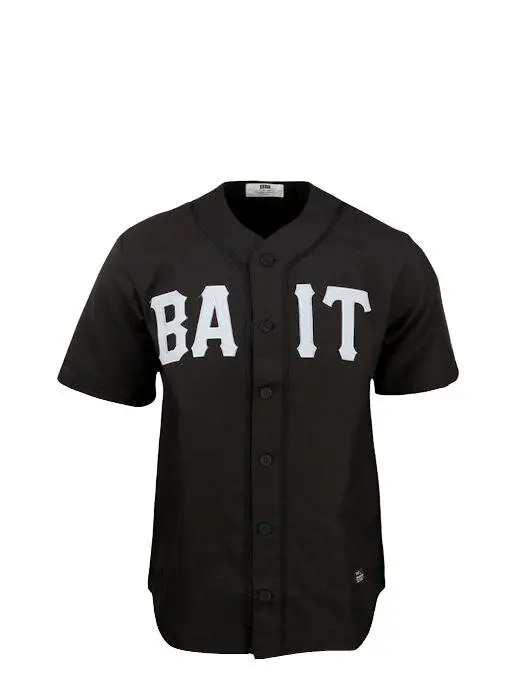 BAIT Sluggers Baseball Jersey - Black/gray