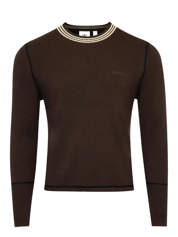 Adidas X Wales Bonner Long-sleeve Knit Top - Brown