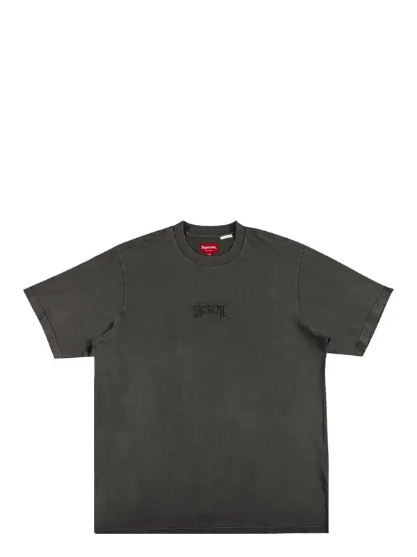 Supreme Acid Wash Short-sleeve Top - Black