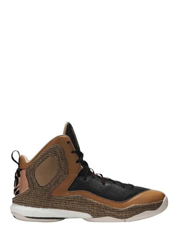 Adidas D Rose 5 Boost Bhm High Top Sneakers - Brown