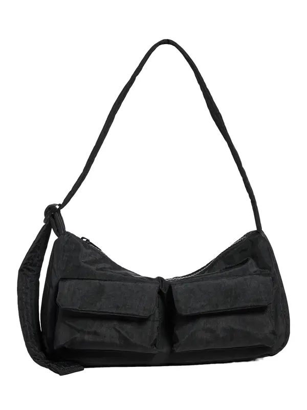 Baggu Cargo Shoulder Bag - Black