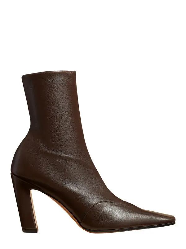 Khaite Nevada High Boots - Dark Brown