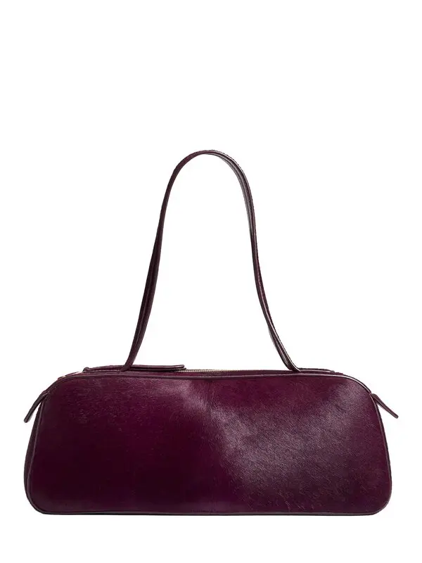 Khaite Simona Shoulder Bag - Eggplant