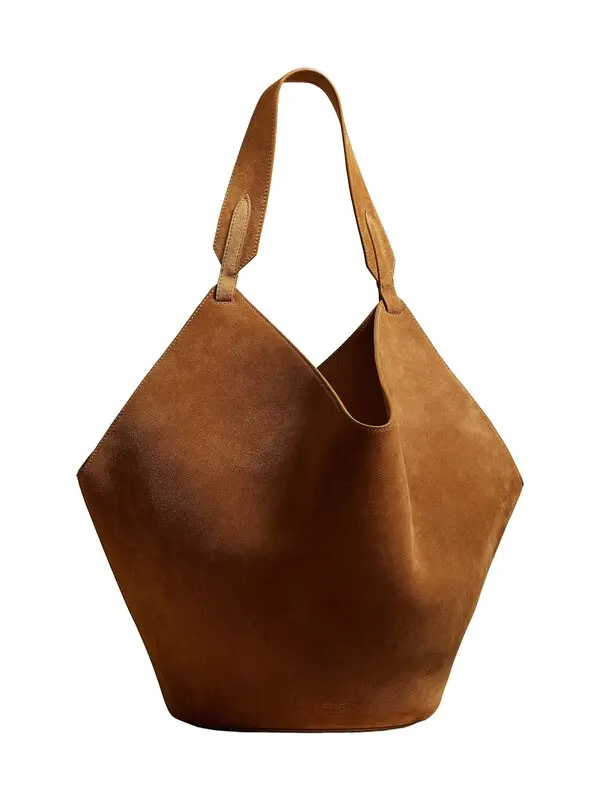 Khaite Lotus Tote - Mud