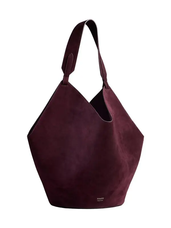 Khaite Lotus Tote - Rouge Noir