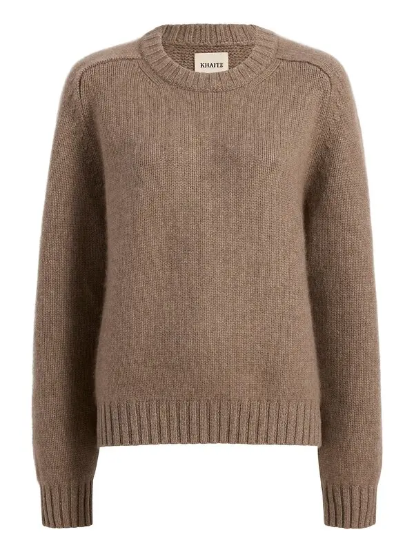 Khaite Mae Cashmere Pullover - Barley