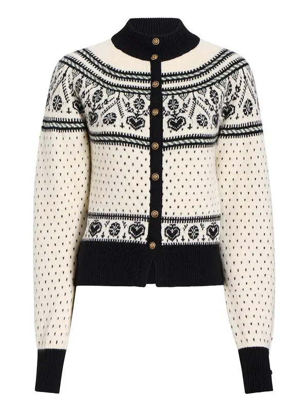 Khaite Marc Cashmere Cardigan - Neutral Multi