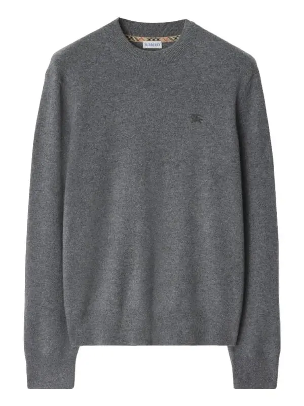 Burberry Cashmere Blend Sweater - Grey
