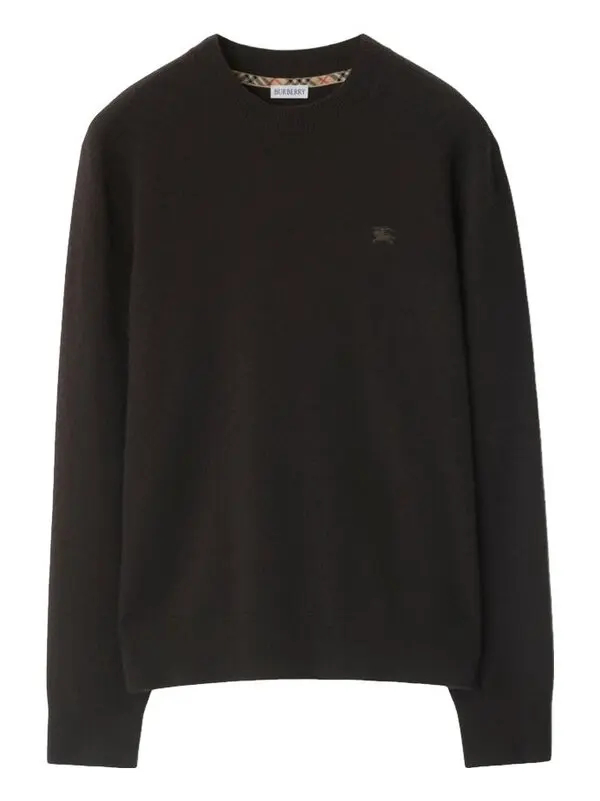 Burberry Cashmere Blend Sweater - Scorched Brown