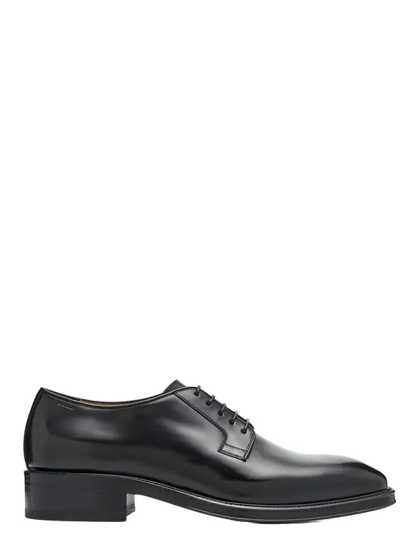 Bally Siffre Leather Derby Shoes - Black