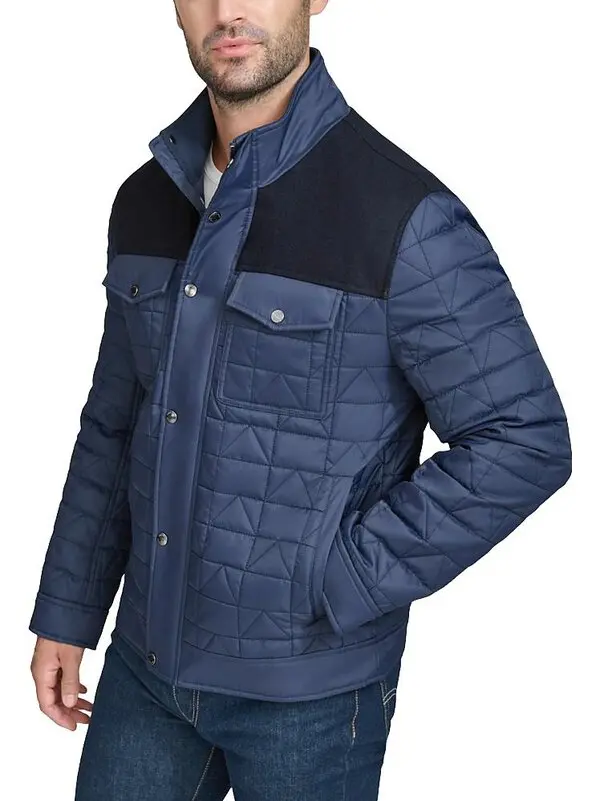 Cole Haan Multimedia Jacket - Navy