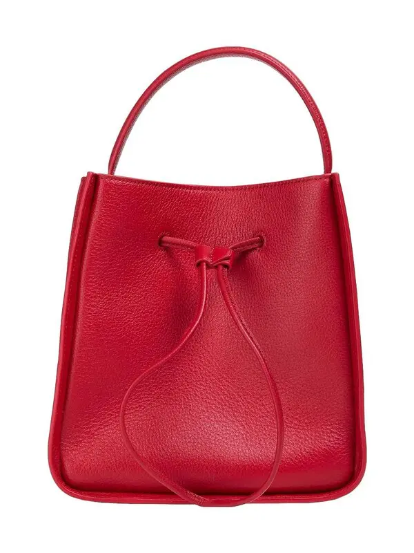 3.1 Phillip Lim Soleil Small Pebbled-leather Bucket Bag - Red