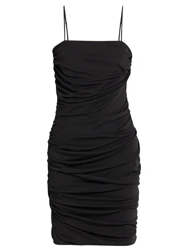 IRO PARIS Isela Ruched Mini Dress - Black