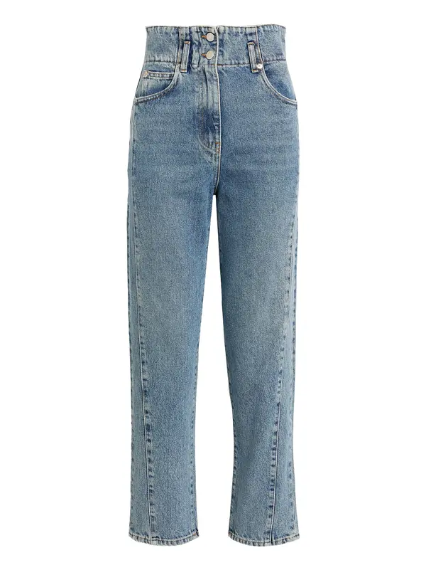 IRO PARIS Harold High-rise Straight-leg Jeans - Mid Denim