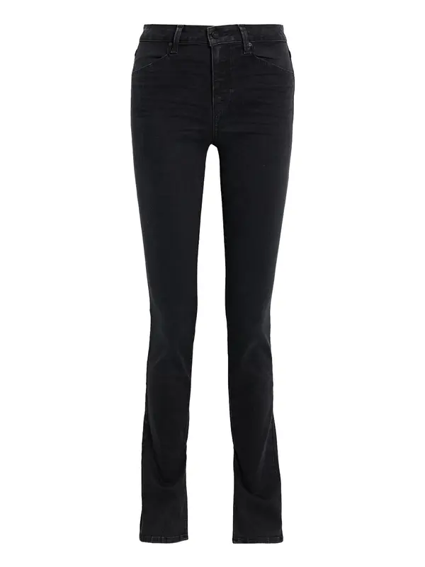 Paige Constance Mid-rise Skinny Jeans - Black