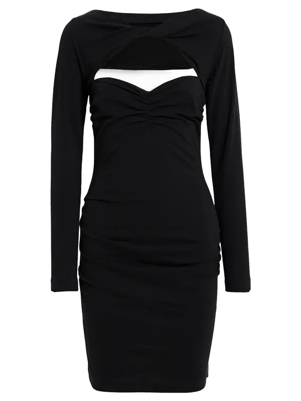 IRO PARIS Soa Twisted Cutout Mini Dress - Black