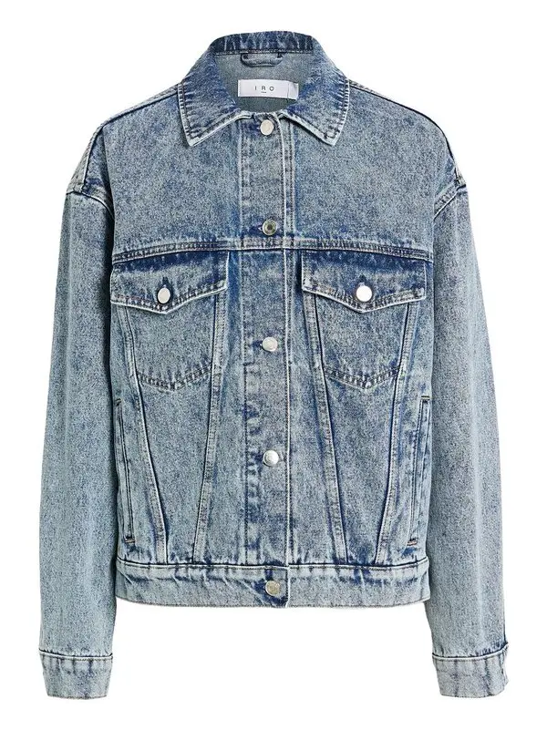 IRO PARIS Bolane Denim Trucker Jacket - Mid Denim