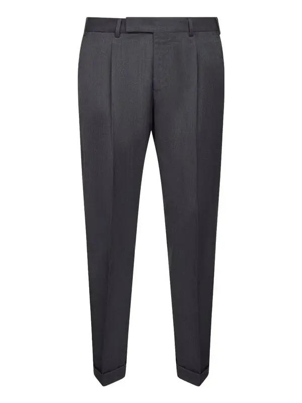 PT TORINO Pleated Trousers - Grey