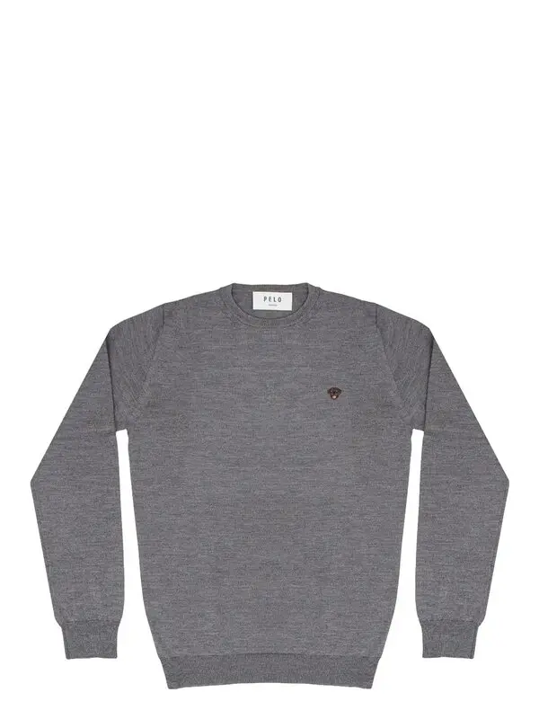 PELO FOUNDATION Merino Wool Crewneck - Grey