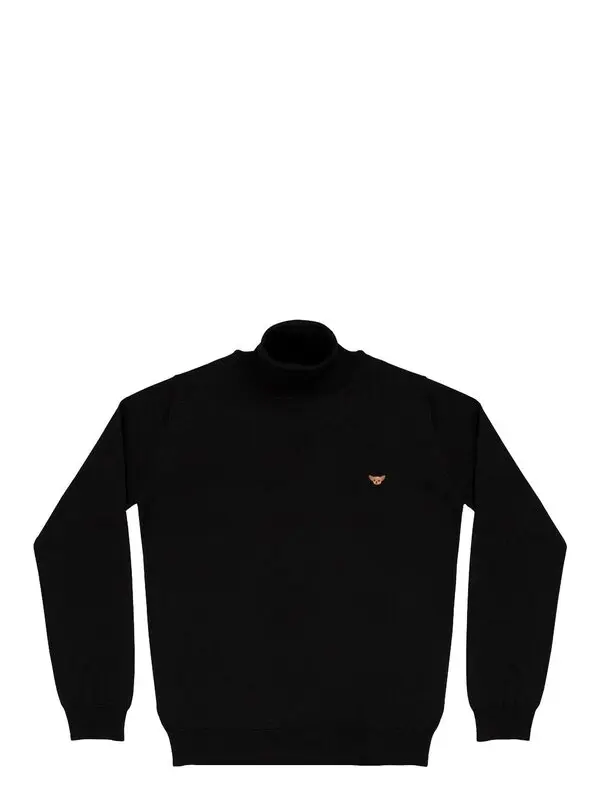 PELO FOUNDATION Merino Wool Turtleneck - Black