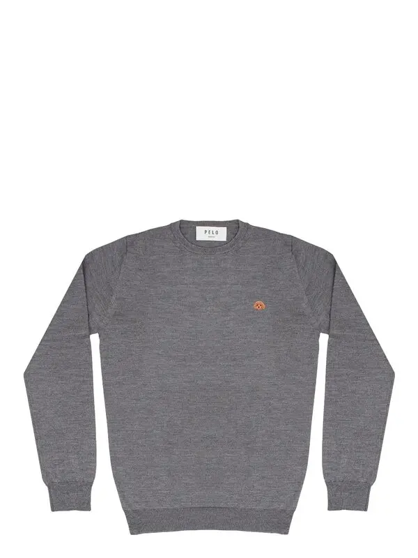 PELO FOUNDATION Merino Wool Crewneck - Grey